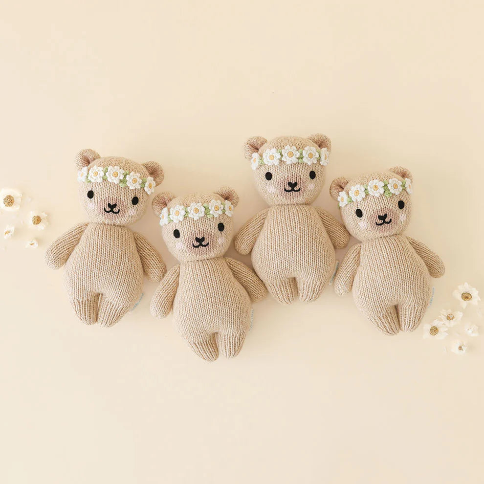 cuddle+kind - Baby Animal Collection - Honey Bear - Floral Crown - Ivo ...
