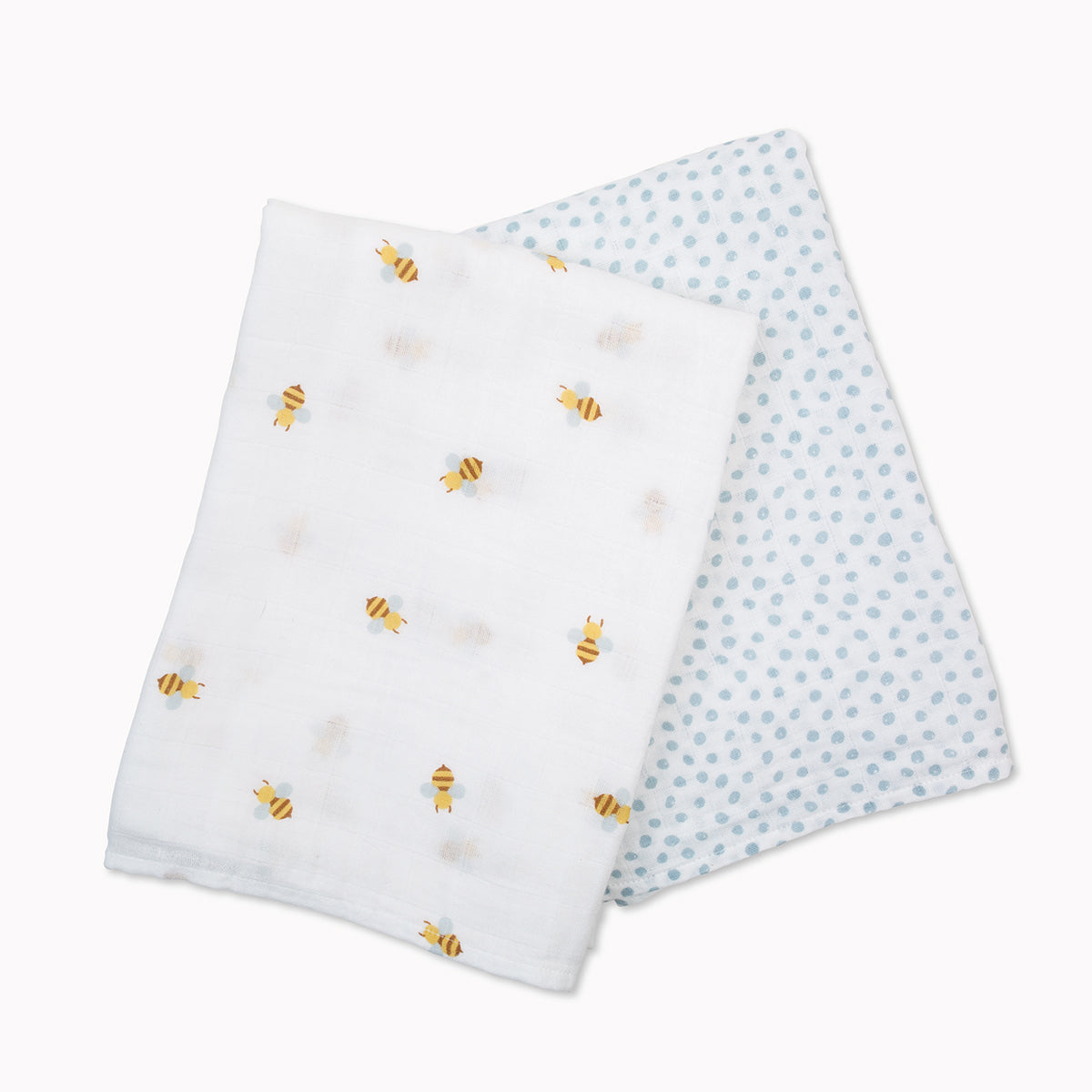 Lulujo - Cotton Swaddle - Bees & Dots - 2 Pack – Wild Seven