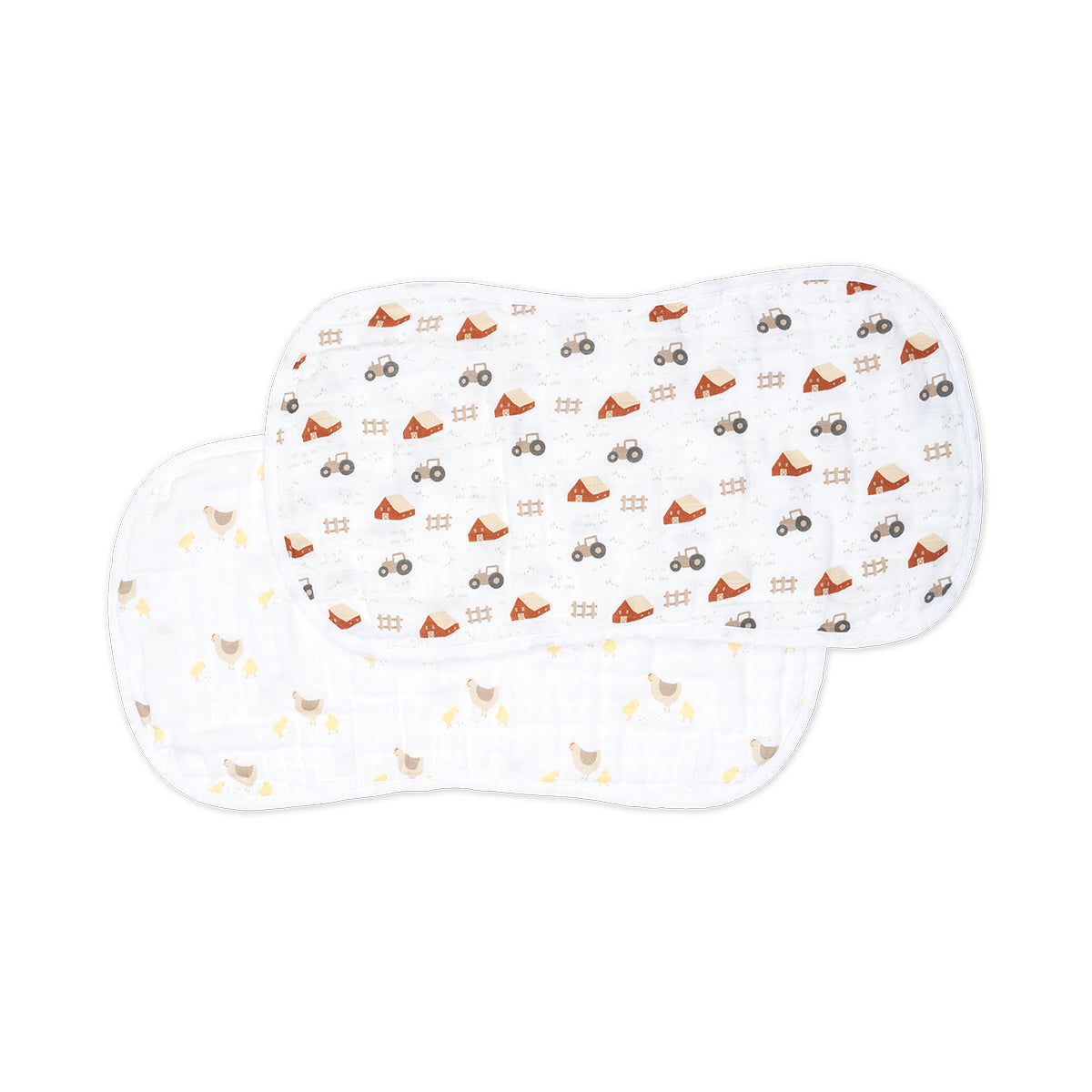 Lulujo - Cotton Muslin Winding Cloth - Barnyard & Hend Chicks 2 pack ...